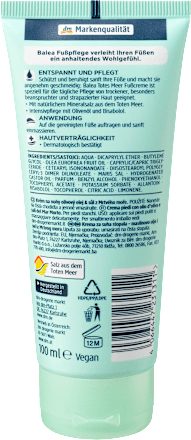 Balea Totes Meer krema za stopala sa mineralnim solima iz Mrtvog mora ...