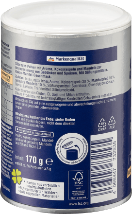 Sportness Flavour Powder & Chunks, Kokos-Mandel Geschmack, 170 g ...