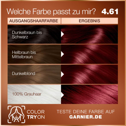 GARNIER GOOD Haarfarbe 4.61 Sonnenaufgangs-Violett, 1 St dauerhaft ...