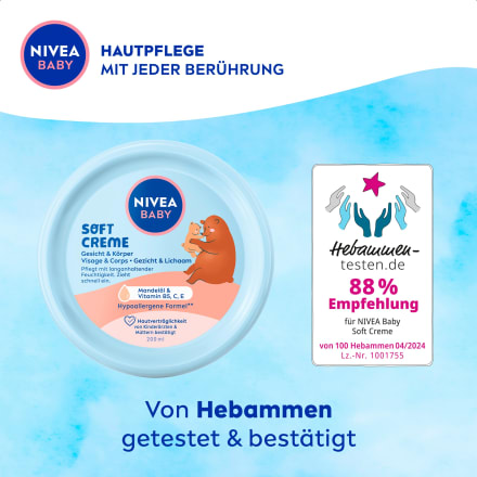 NIVEA BABY Baby Creme Soft, 200 ml dauerhaft günstig online kaufen | dm.de