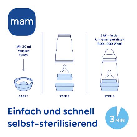mam Babyflaschen Easy Start Anti-Colic Set uni, 1 St dauerhaft günstig online kaufen | dm.de
