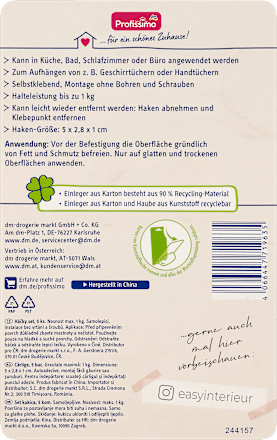 Profissimo Klebehaken, 5 St dauerhaft günstig online kaufen | dm.de