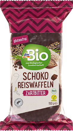 dmBio Snack od riže i tamne čokolade, 100 g | dm-drogeriemarkt.ba