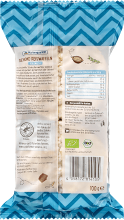 dmBio Snack od riže i mliječne čokolade, 100 g | dm-drogeriemarkt.ba