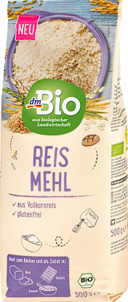 dmBio Reismehl, glutenfrei, 500 g dauerhaft günstig online kaufen | dm.de