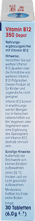 Mivolis Vitamin B12 350 Depot, 30 Mini-Tabletten, 6 g dauerhaft günstig ...