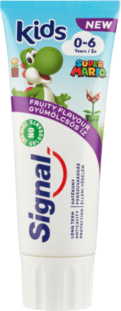 Signal Super Mario Kids dječja pasta za zube Fruity Flavour, 0 – 6 god ...