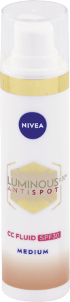NIVEA LUMINOUS630° ANTISPOT CC 3IN1 fluid za lice, SPF 30 - 02 Medium, 40 ml | dm.rs