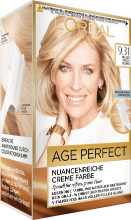 L'ORÉAL PARiS AGE PERFECT Haarfarbe Age Perfect 9.31 Helles Goldblond ...