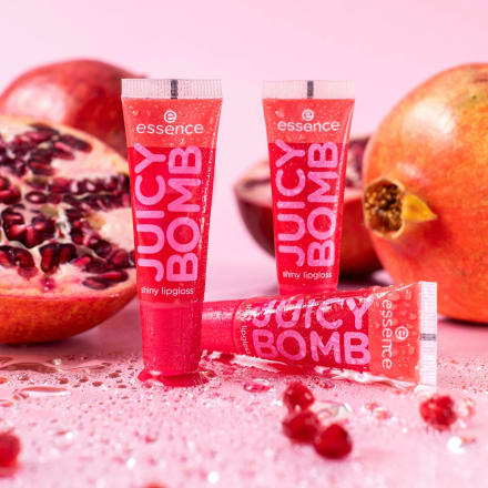 essence lesk na rty Juicy Bomb 104 Poppin’ Pomegranate, 10 ml | dm.cz