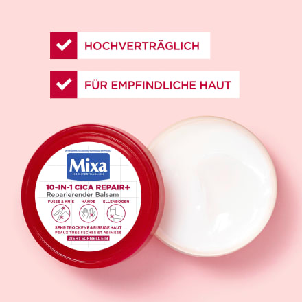 Mixa Bodybalsam 10in1 Cica Repair+ Urea, 150 ml dauerhaft günstig ...
