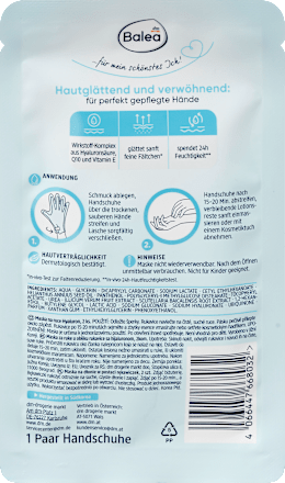 Balea Handschuhmaske Hyaluron (1 Paar), 2 St dauerhaft günstig online ...