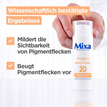 Mixa Gesichtscreme Anti-Pigmentflecken, 50 ml dauerhaft günstig online ...