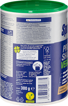 Sportness Proteinpulver, Protein Shake Vegan Cookies & Cream Geschmack ...