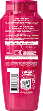 L'ORÉAL PARiS ELVITAL Shampoo & Conditioner 2in1 Color Glanz, 250 ml dauerhaft günstig online ...