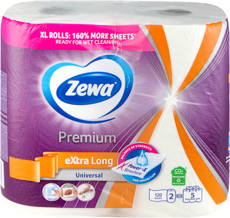 Zewa Premium eXtra Long Plus kuhinjski ubrusi, 2 kom | dm.rs