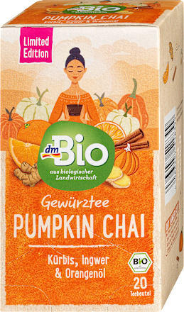dmBio Gewürztee Pumpkin Chai (20 Beutel), 38 g dauerhaft günstig online ...