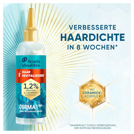 head&shoulders Leave-In Serum Derma x Pro Haar-Revitalisierer, 145 ml ...