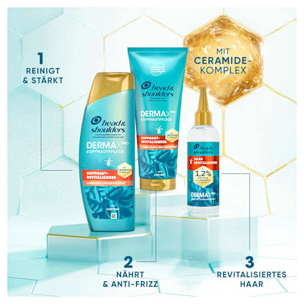 head&shoulders Leave-In Serum Derma x Pro Haar-Revitalisierer, 145 ml ...