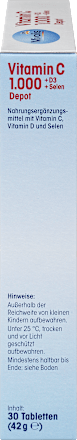 Mivolis Vitamin C 1000 + D3 + Selen Depot 30 St, 42 g dauerhaft günstig ...