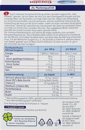 Mivolis Karoten kapsule s beta karotenom, vitaminima E i B2 ...