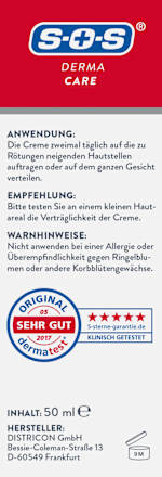 SOS Gesichtscreme Anti-Rötungen Akut, 50 ml dauerhaft günstig online ...