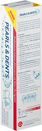 Pearls&Dents Zahnpasta Natur Perl System, 100 ml dauerhaft günstig ...