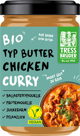TRESSBRÜDER Fertiggericht, Typ Butter Chicken Curry, 375 g dauerhaft günstig online kaufen | dm.de
