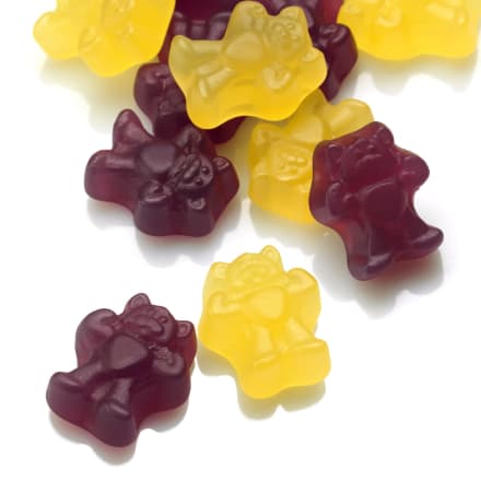 Sportness Žele bonboni z okusom ribeza in pasijonke, brez sladkorja, 90 ...