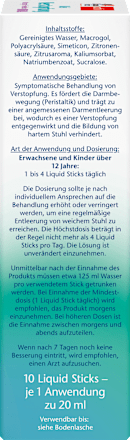 Doppelherz Liquid Sticks bei Verstopfung 10 St, 200 ml dauerhaft ...