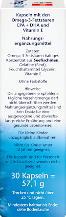 Doppelherz Omega-3 1400 Kapseln 30 St, 59,2 g dauerhaft günstig online ...