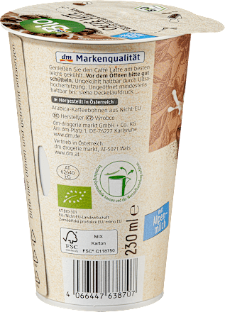 dmBio Bio kavni napitek CAFFÈ LATTE, 230 ml | dm.si