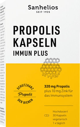 Sanhelios Propolis Kapseln Immun Plus 30 St, 10,5 g dauerhaft günstig ...
