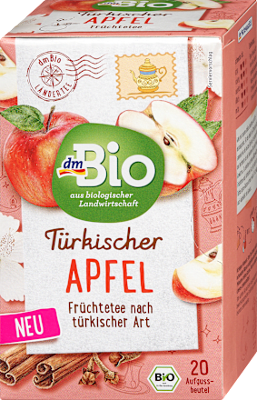 dmBio Früchtetee Türkischer Apfel (20 Beutel), 40 g dauerhaft günstig ...