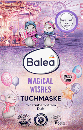 Balea Maska za obraz v obliki krpice Magical Wishes, 1 kos | dm.si