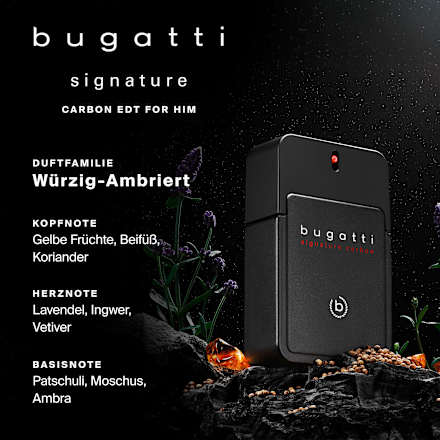 bugatti Signature Carbon Eau de Toilette, 100 ml dauerhaft günstig ...