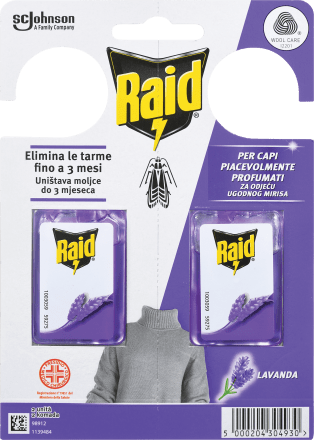Raid Gel protiv moljaca - Lavanda, 2 kom | dm.rs