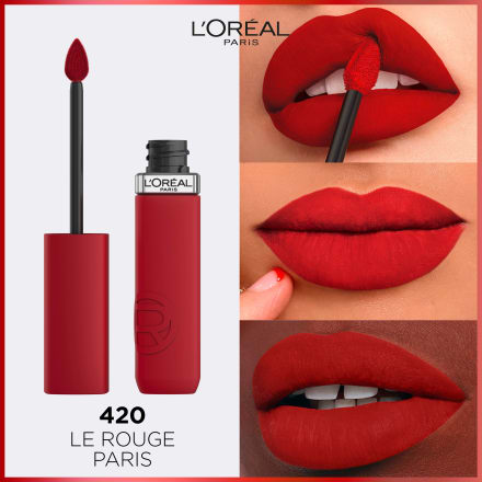 L'ORÉAL PARiS Lippenstift Infaillible Matte Resistance 16H, 100 ...