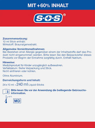 SOS SOS Sodbrennen Blocker Forte 24 St, 240 ml dauerhaft günstig online ...