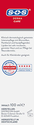 SOS Creme Akut Anti-Juckreiz, 100 ml dauerhaft günstig online kaufen | dm.de