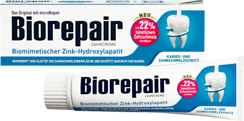 Biorepair Zahnpasta Biomimetischer Zink-Hydroxylapatit, fluoridfrei, 75 ...