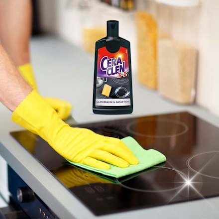 CERACLEN Glaskeramikreiniger & Induktionsreiniger 3-in-1, 200 ml ...