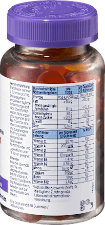 Mivolis Multivitamin Gummies 60 St, 120 g dauerhaft günstig online ...