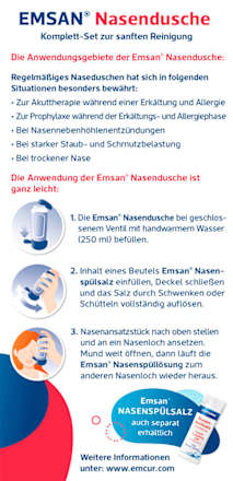 Emsan Nasendusche, 1 St dauerhaft günstig online kaufen | dm.de