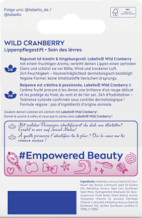 Labello Lippenpflege Disney Princess Wild Cranberry Rapunzel, 4,8 g | dm.at