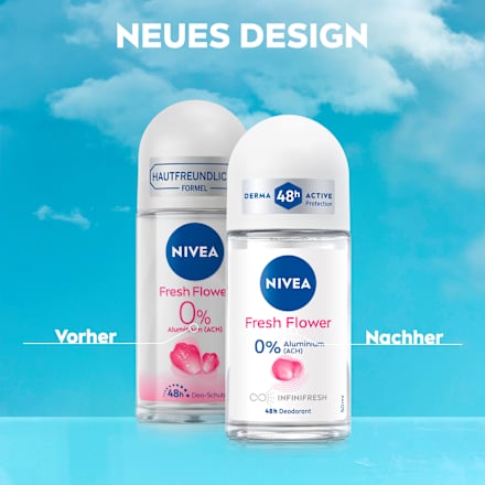 NIVEA Deo Roll-On Fresh Flower, 50 ml | dm.at