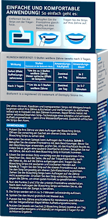Rapid white Bleaching Strips, 12 St dauerhaft günstig online kaufen | dm.de