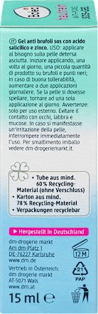 Balea Anti Pickel SOS-Gel Hautrein, 15 ml dauerhaft günstig online ...