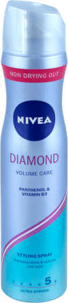 NIVEA Diamond Volume Care lak za kosu – snaga učvršćivanja 5, 250 ml ...