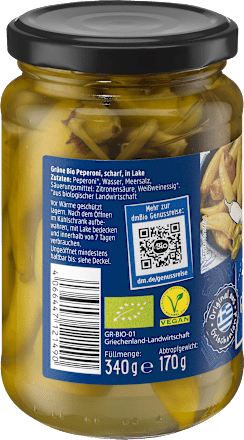 dmBio Zelene feferone - ljute, 170 g | dm-drogeriemarkt.ba